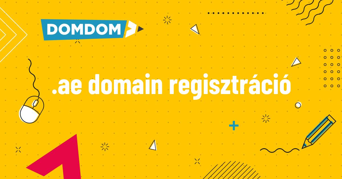 .ae domain regisztráció, .ae domain átregisztráció