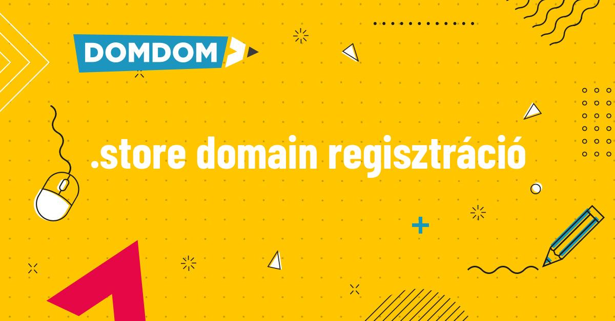 .store domain regisztráció, .store domain átregisztráció